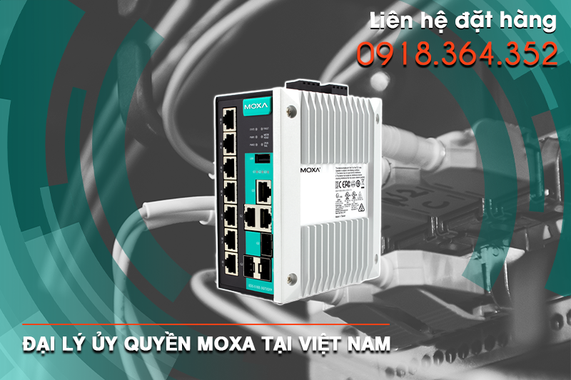 EDS-510E-3GTXSFP-T - Bộ chuyển mạch Gigabit Ethernet có quản lý với 7 ...