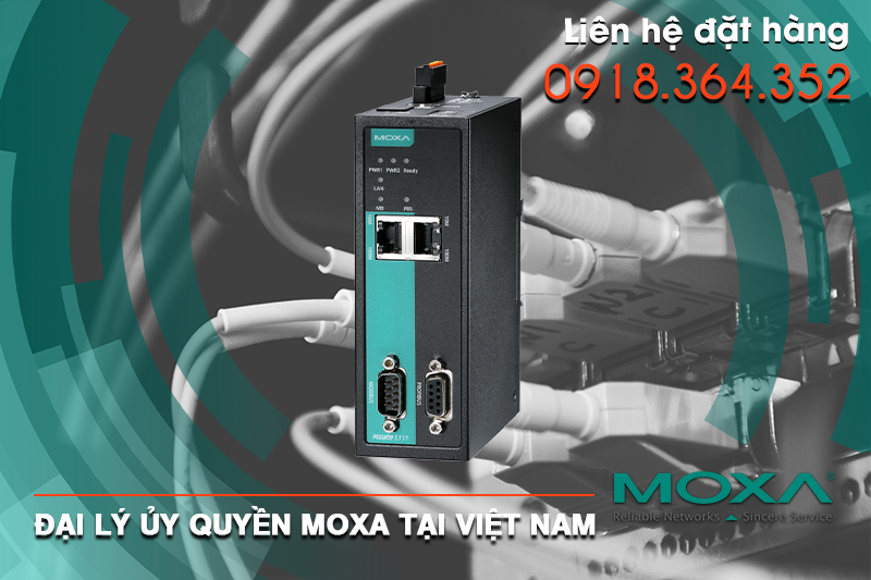 MGate 5111-T - Bộ chuyển đổi 1 cổng Modbus/PROFINET/EtherNet/IP sang ...